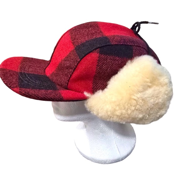 Filson | Accessories | Vtg Filson 604 Double Mackinaw Cap Plaid Wool ...